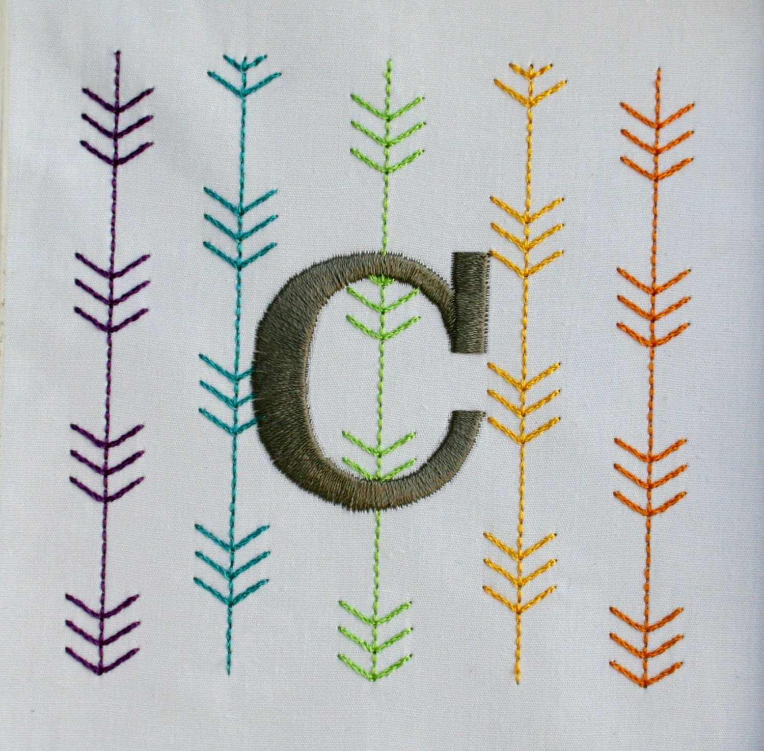 Chevron Background Machine Embroidery Design Pattern Download | Etsy