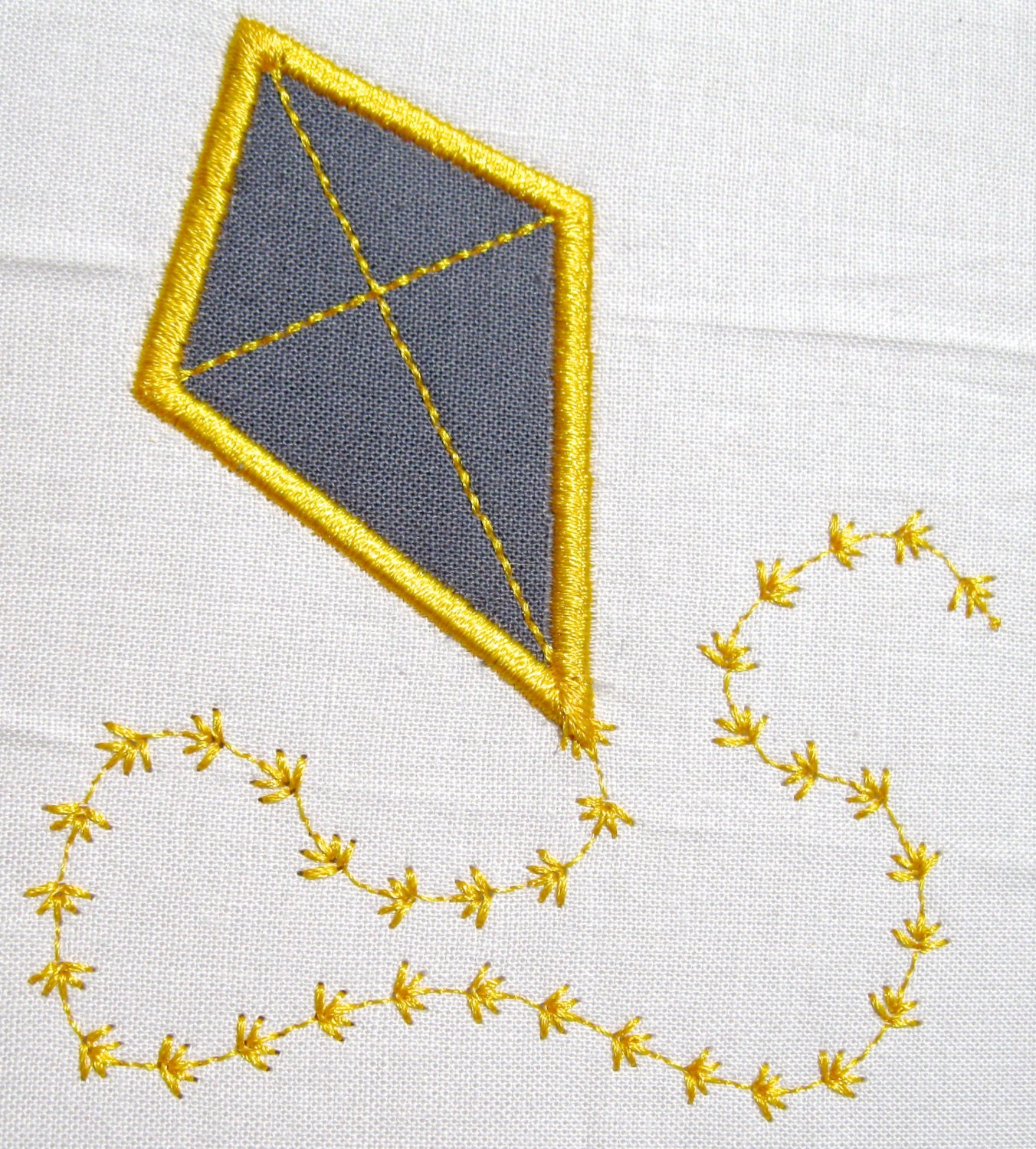 Kite Appliqué Machine Embroidery Design Pattern Download 4x4 - Etsy