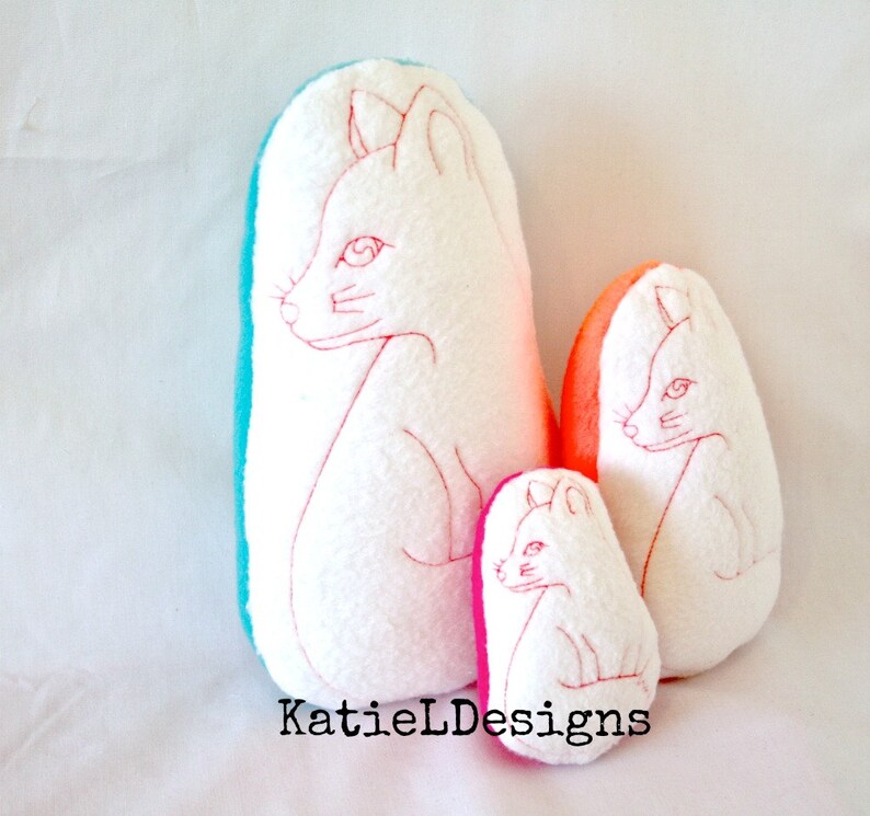 In the Hoop Fox Stuffie Machine Embroidery Design Pattern - Etsy
