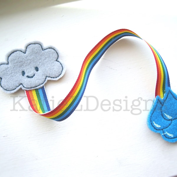 Cloud and Raindrops - Etsy