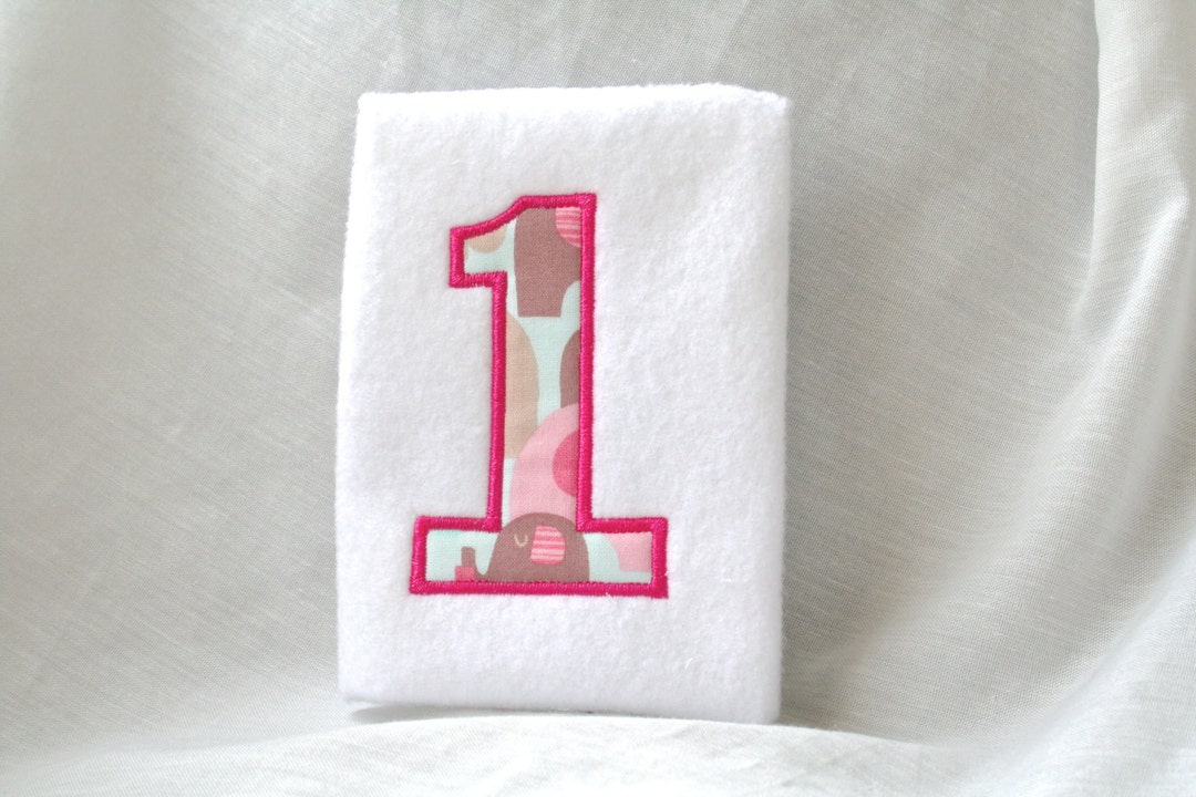 One Applique Machine Embroidery Design Pattern Download 4 Sizes Number ...