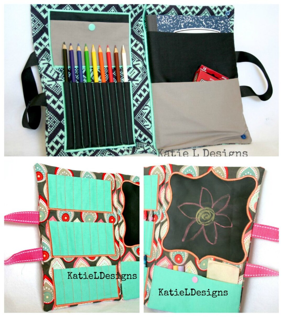 8x12 Art Folder Set in the Hoop Machine Embroidery Design Pattern ...