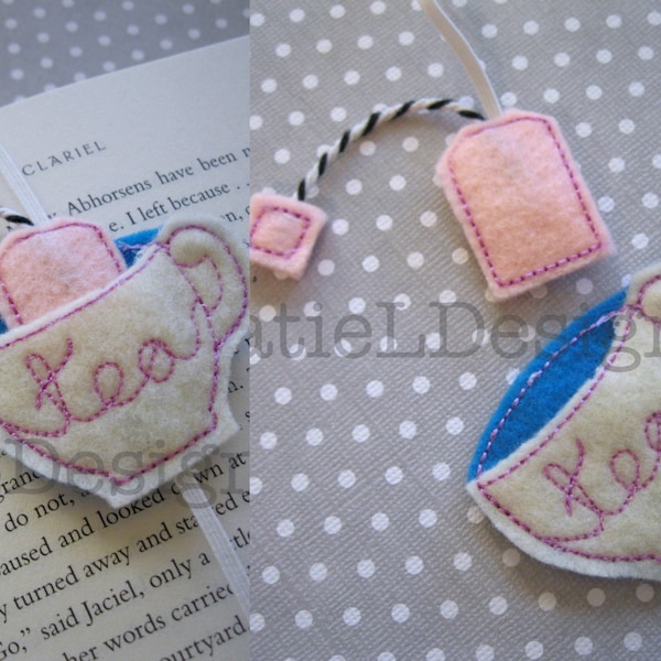Tea Bag Bookmark - Etsy
