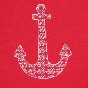 Anchor Set Redwork Machine Embroidery Design Pattern Download 4x4 ...