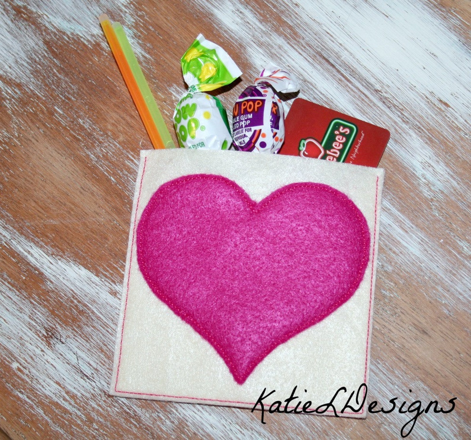 ITH Heart Bag Full Set Machine Embroidery Design Pattern Download 6 ...