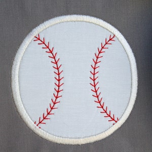 Baseball Applique Machine Embroidery Design Pattern Download 4x4 ...