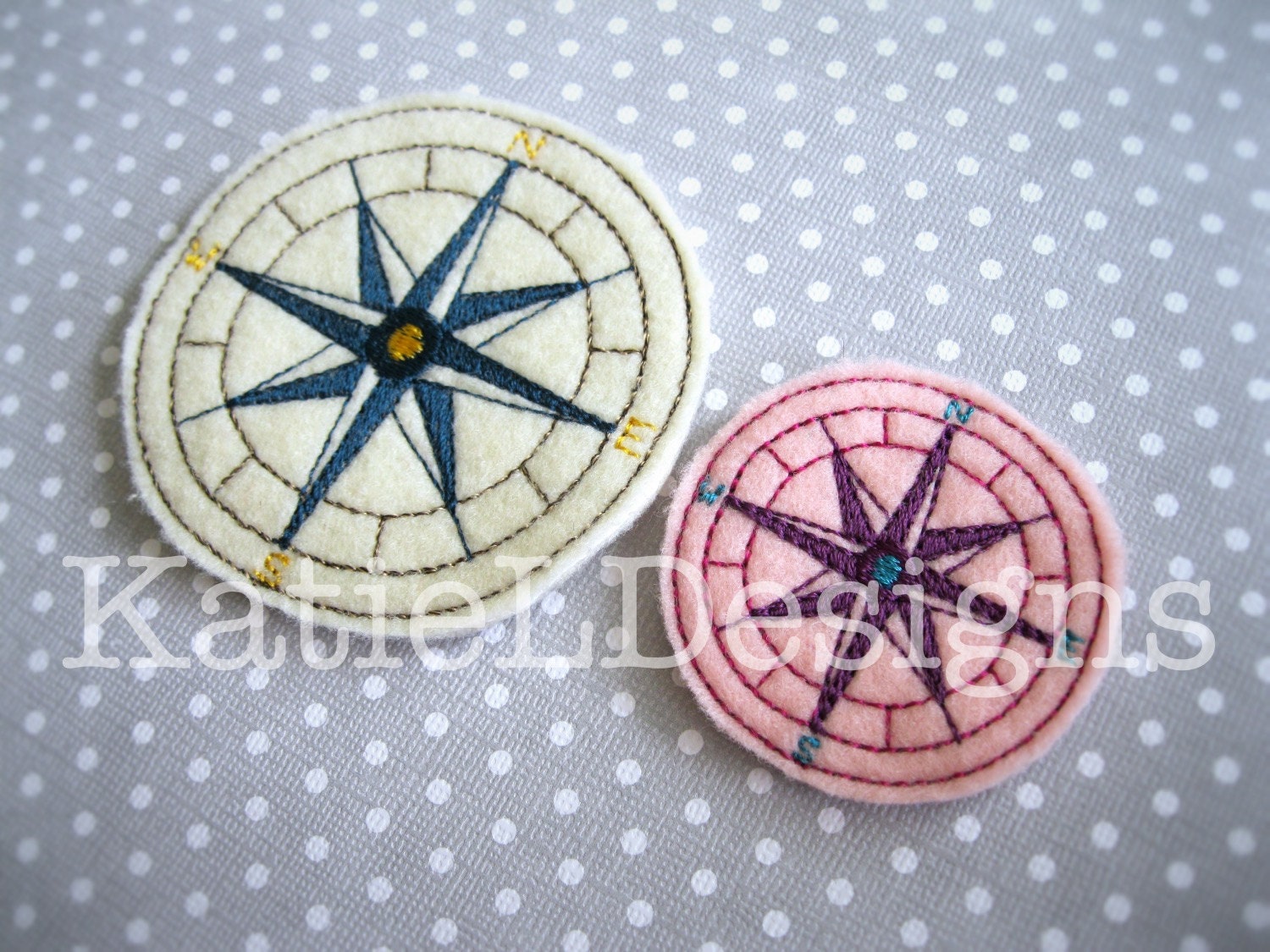 ITH Compass Feltie Machine Embroidery Design Pattern Download - Etsy
