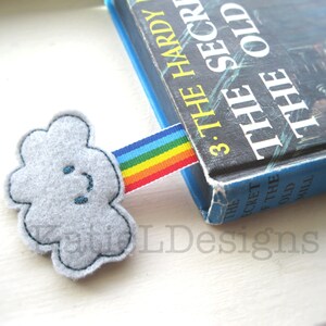 ITH Cloud and Rain Bookmark Machine Embroidery Design Pattern Download ...