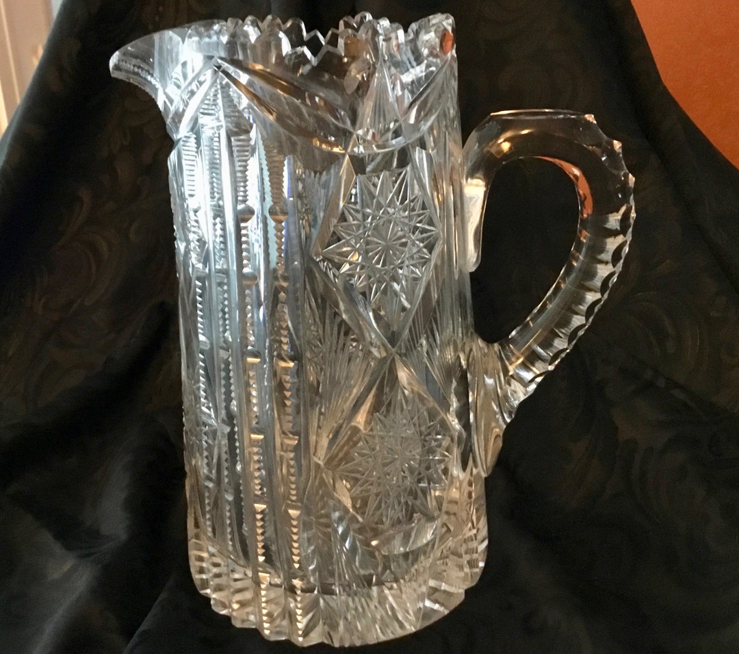 Antique Libbey Glass Company American Brilliant Period ABP Cut Glass ...