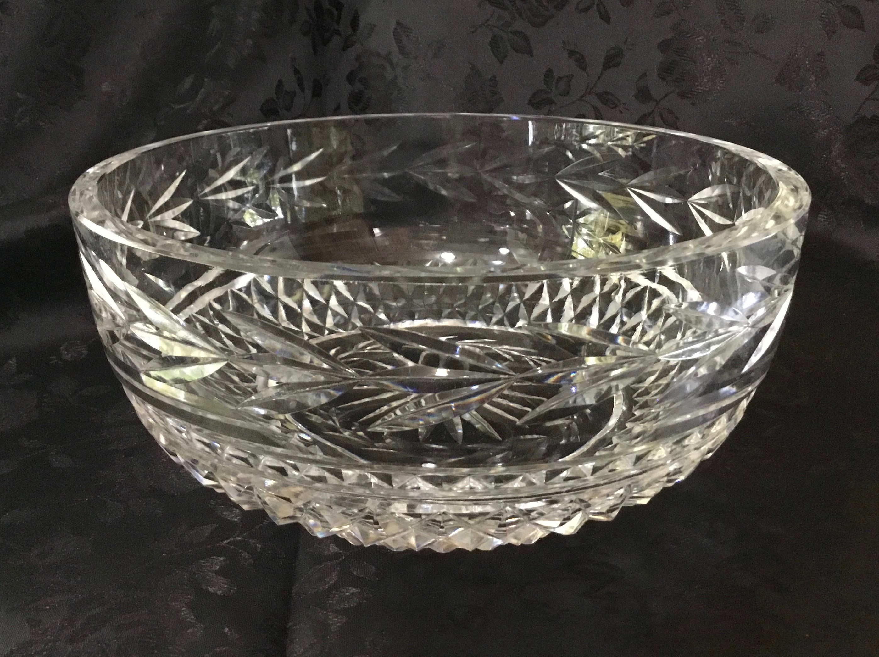 Vintage Medium Waterford crystal bowl Beautiful pattern full lead ...