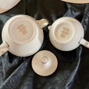 Vintage Lenox Bone China "presidential Montclair Platinum" Pattern ...
