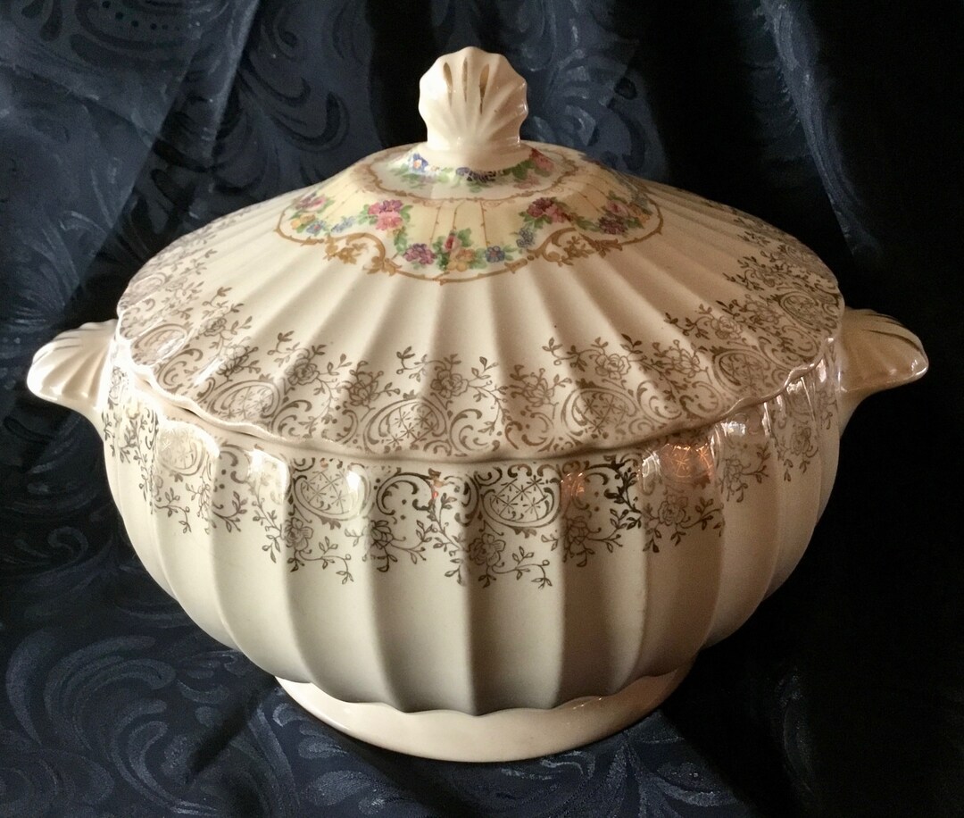 Vintage Sebring Pottery "trojan Toledo Delight" Casserole Dish or Soup ...