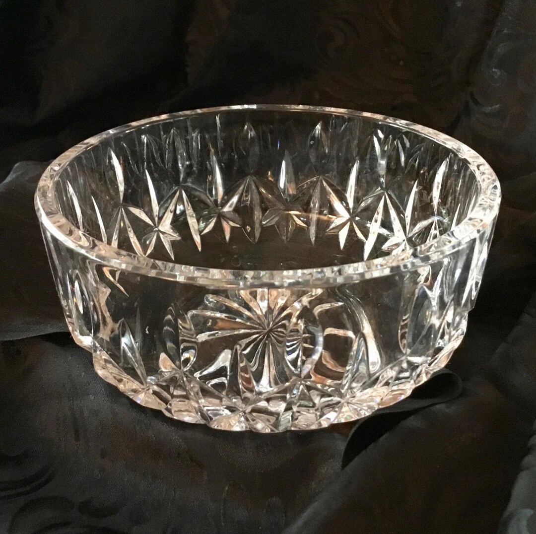Vintage Waterford Crystal "carlow" 5.0" Round Bowl - Made in Europe ...