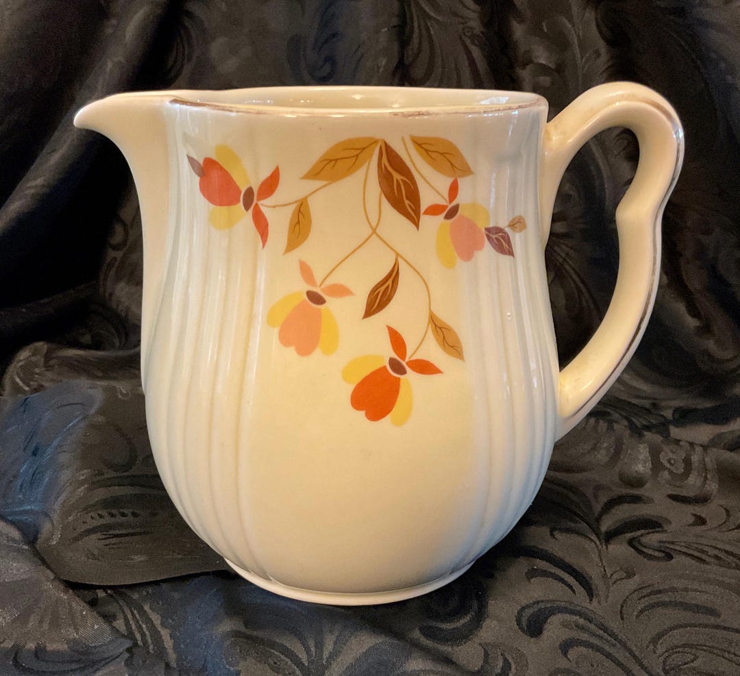 Vintage Hall's Superior Quality Kitchenware "autumn Leaf" 40 Ounce ...