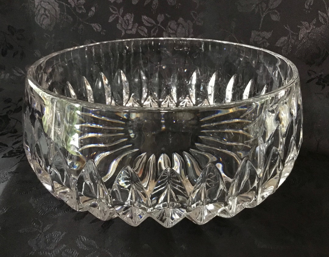 Vintage Gorham Crystal (althea Pattern) 7.5" Serving Bowl - Made in USA ...