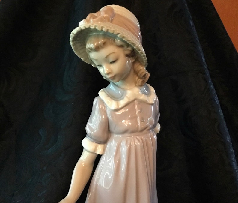 Vintage Lladro Porcelain "pulling Dolls Carriage" #5044 - Handmade in ...