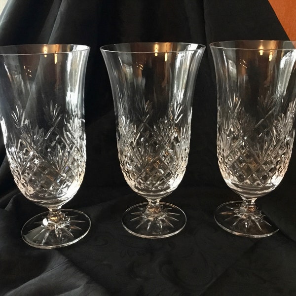 Crystal Iced Tea Glasses - Etsy