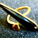 Stunning 18k Gold, Onyx and Ruby Statement Ring-women's Gold 750 ...