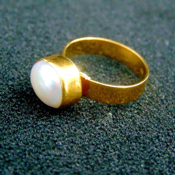 Bezel Set Ring - Etsy