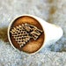 Silver Signet Ring,house Stark Inspired Ring,sterling Silver Wolf Ring ...