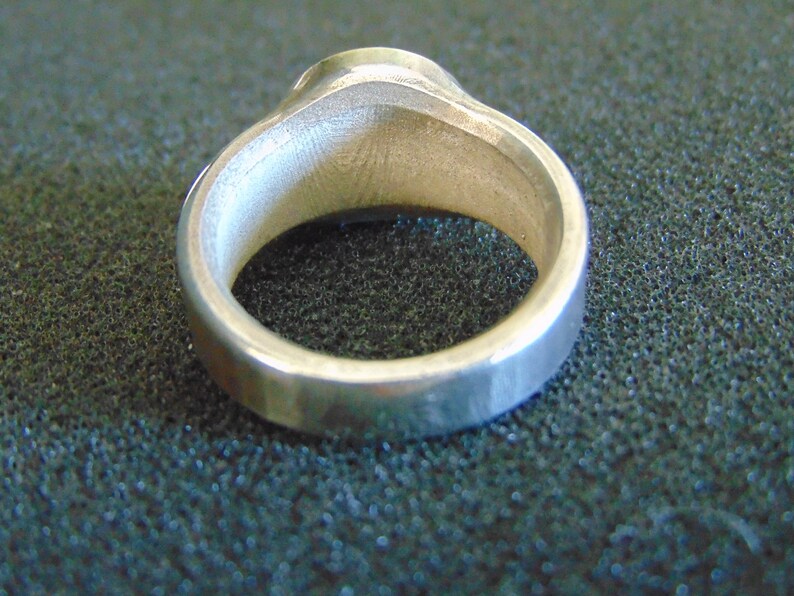 Omega Ring Monogram Signet Ring Wax Seal Ring Letter Ring - Etsy