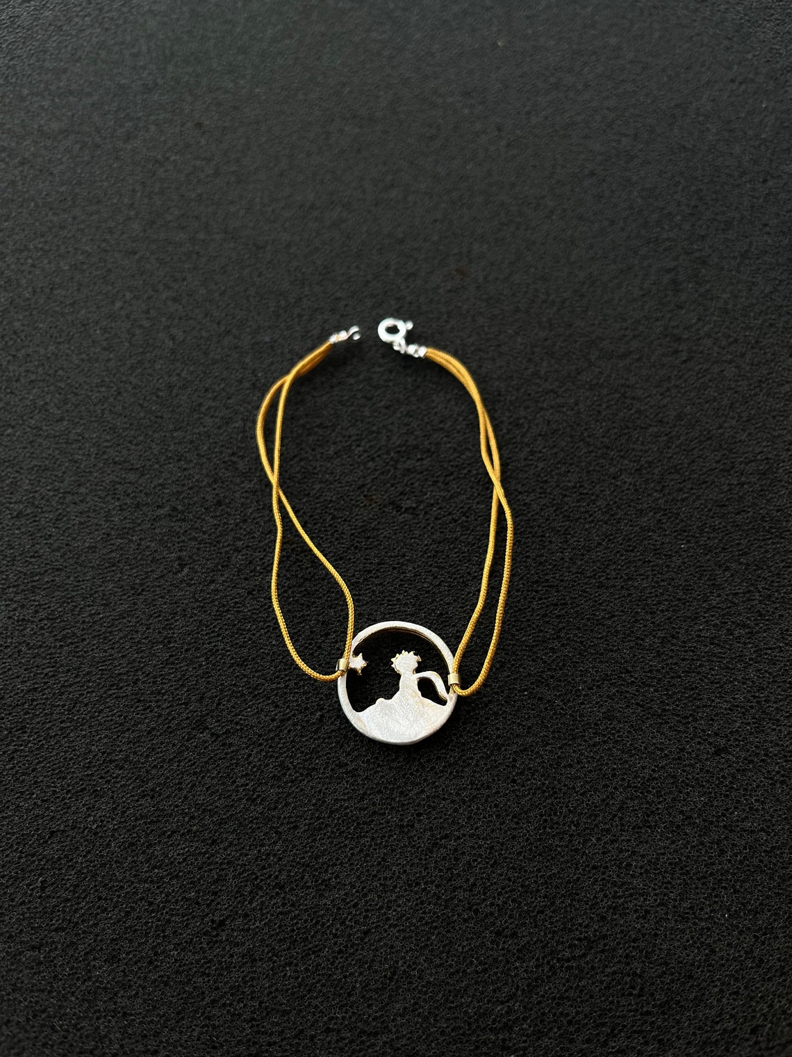 The Little Prince Bracelet: Sterling Silver & Gold Plated Jewelry - Etsy