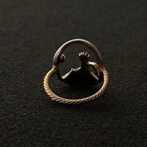 Cute Little Prince Ring, Minimal Le Petite Prince Gold Plated Ring, Le ...