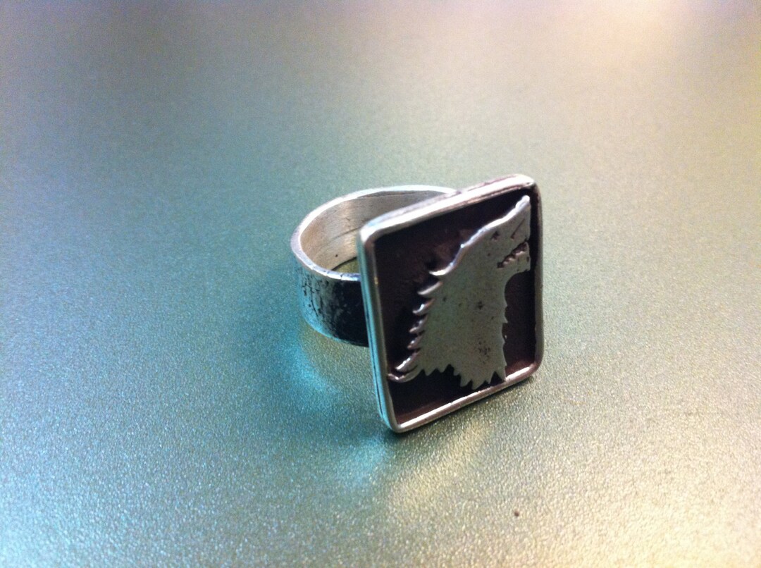 Game of Thrones House Srark Sterling Silver Ring Handmade- Game of ...