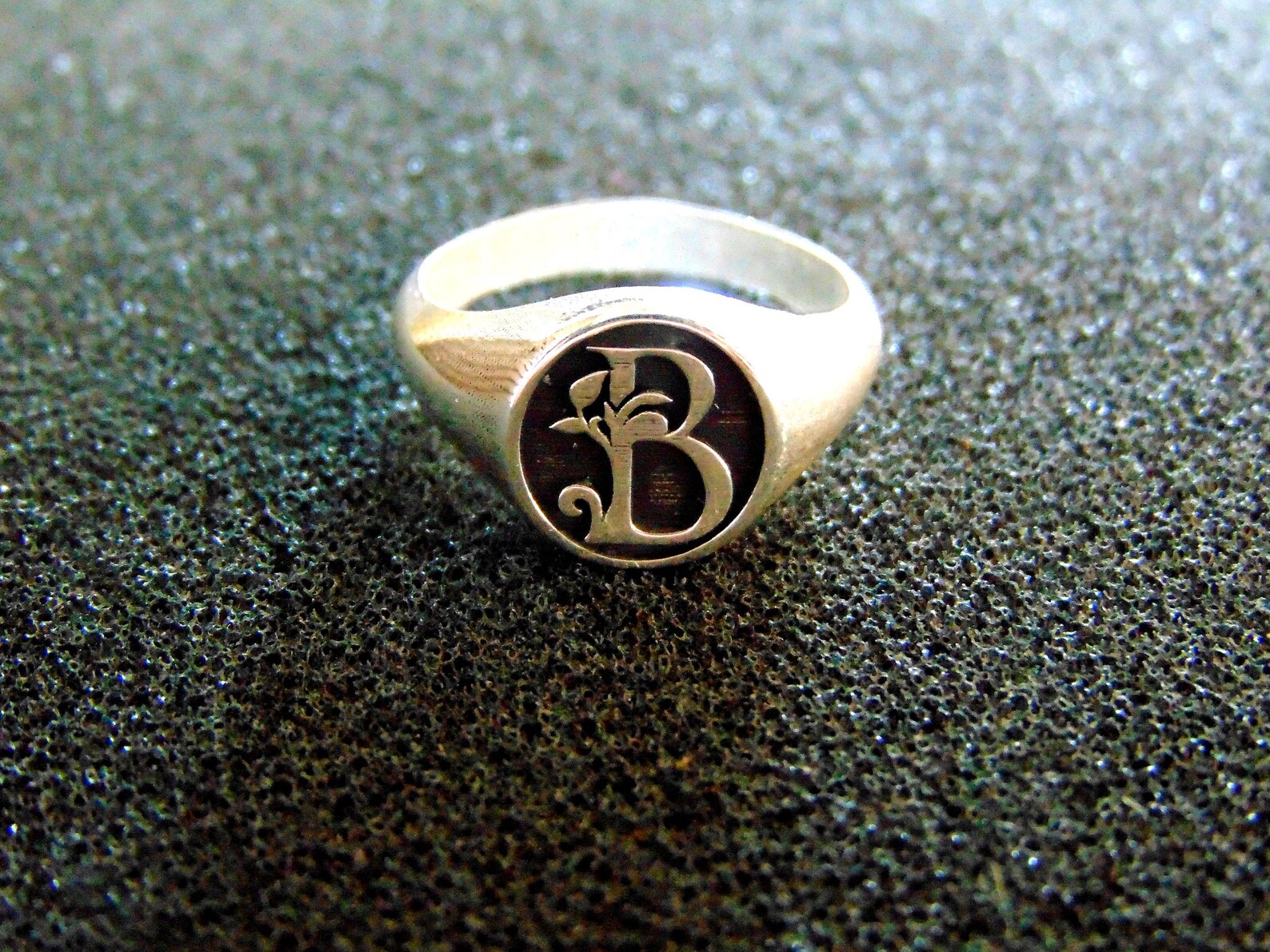 Monogram Signet Ring Personalised Custom Signet Ringmens - Etsy