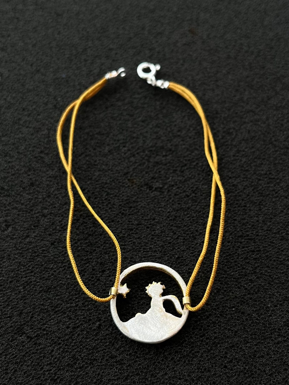 The Little Prince Bracelet: Sterling Silver & Gold Plated Jewelry - Etsy