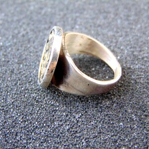 Mens Coin Ring Wax Seal Ring for Men Mens Pinky Signet Ring - Etsy