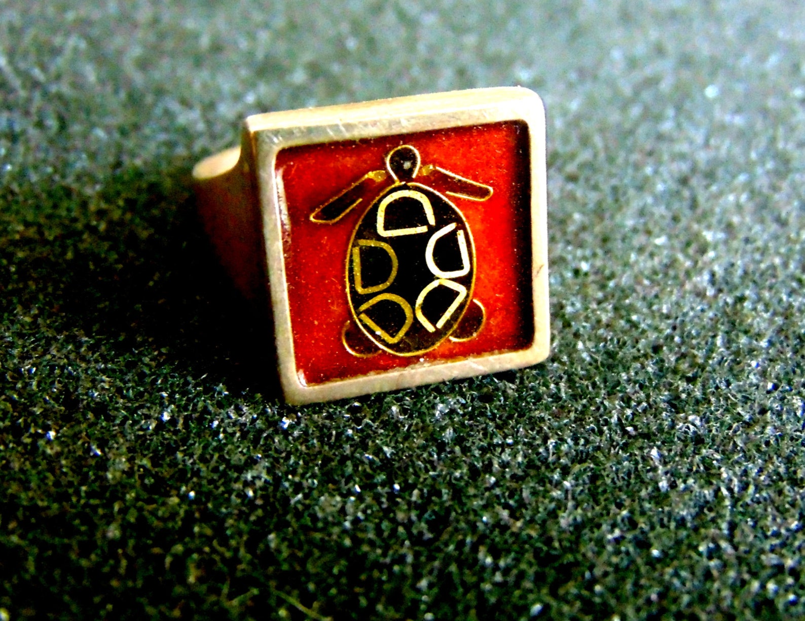 Turtle Signet Ring for Men Mens Rings - Etsy