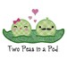 Two Peas in a Pod Applique Embroidery Design Pattern for | Etsy