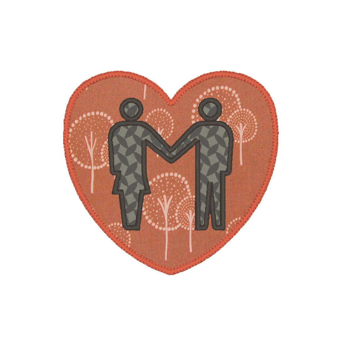 Love Applique Embroidery Design Pattern for Machine Sign Valentines Day ...
