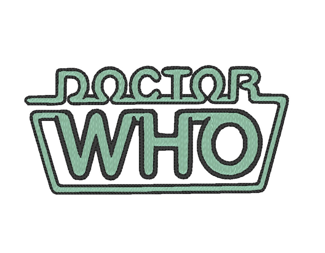 Doctor Who Logo Embroidery Design Pattern for Machine 80s Classic ...
