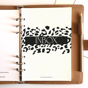 Animal Print Printable Planner Dashboards, Inserts, Dividers, A5, A6 ...