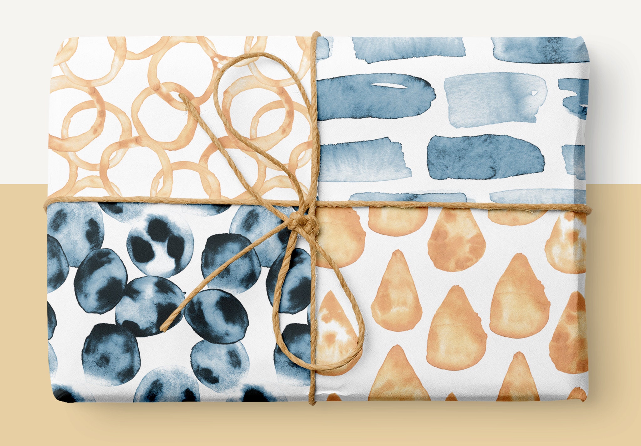 Watercolor Backgrounds, Painted Pattern, Hand-drawn, Digital Paper ...
