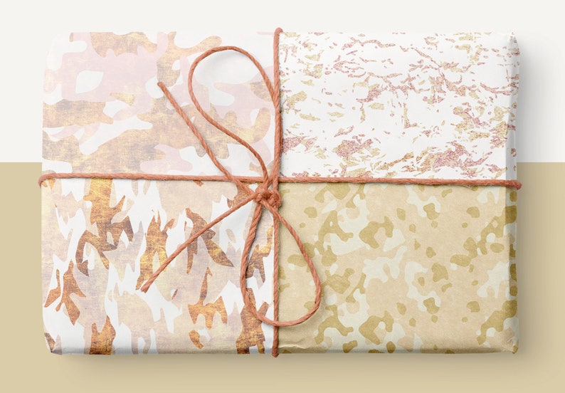 Camouflage Backgrounds, Camo Pattern, Gold Clipart, Digital Paper ...