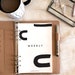 Single Printable Planner Dashboard WEEKLY Divider With - Etsy