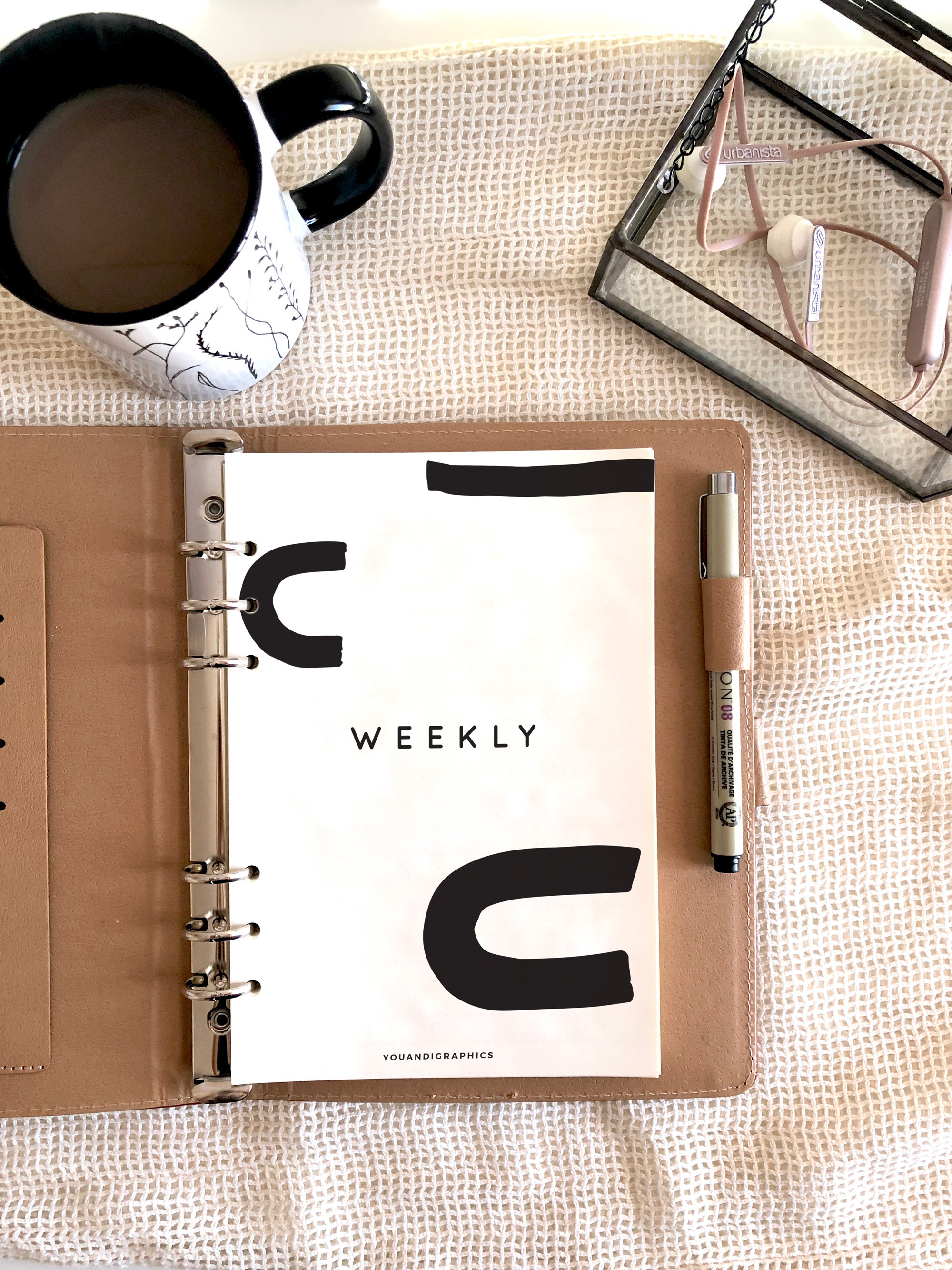 Single Printable Planner Dashboard WEEKLY Divider With - Etsy