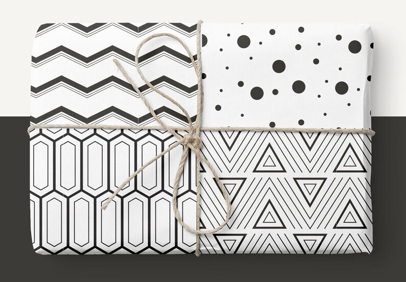 Geometric Background Scrapbook Paper Clipart Patterns - Etsy