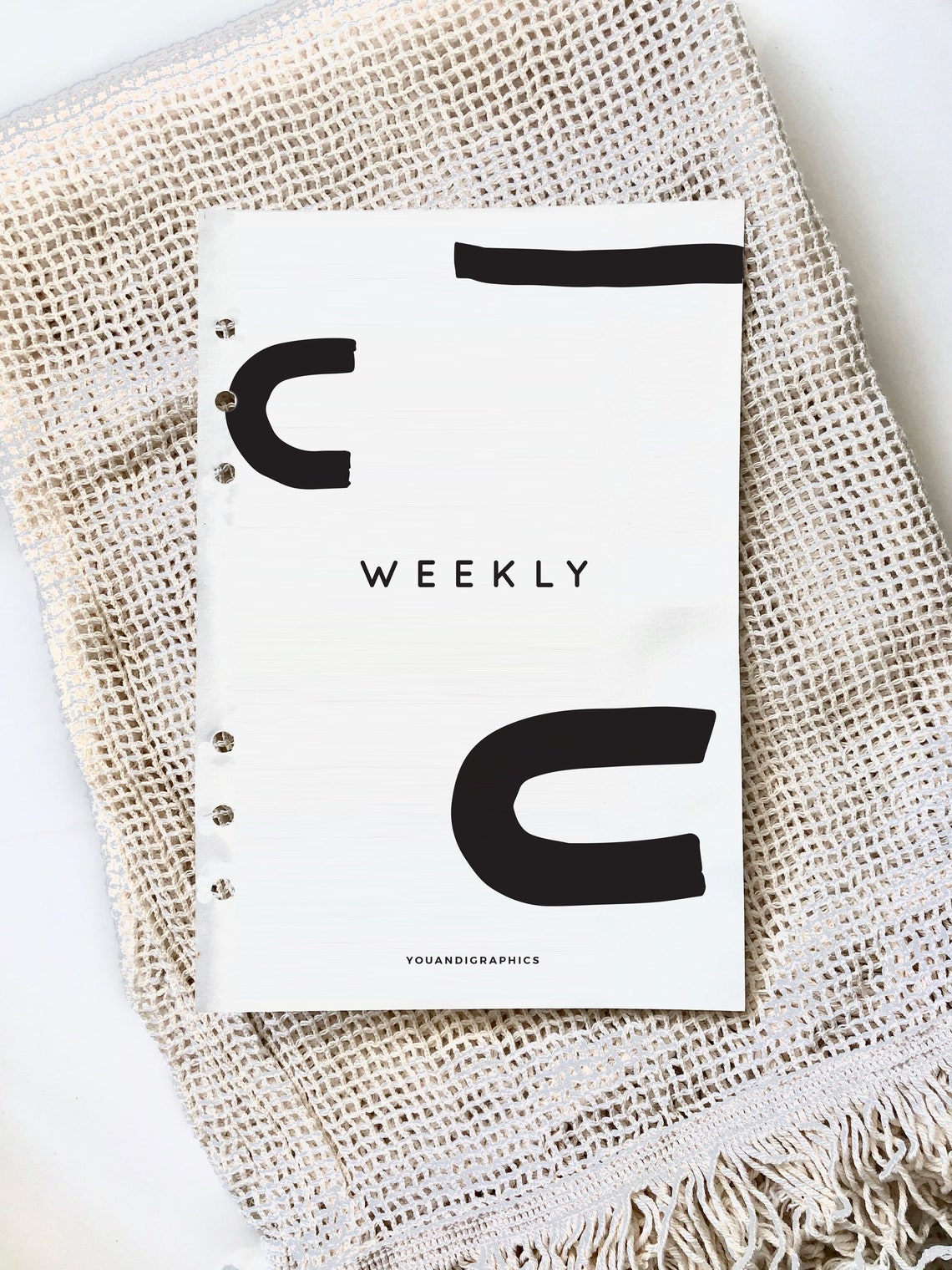 Single Printable Planner Dashboard WEEKLY Divider With - Etsy