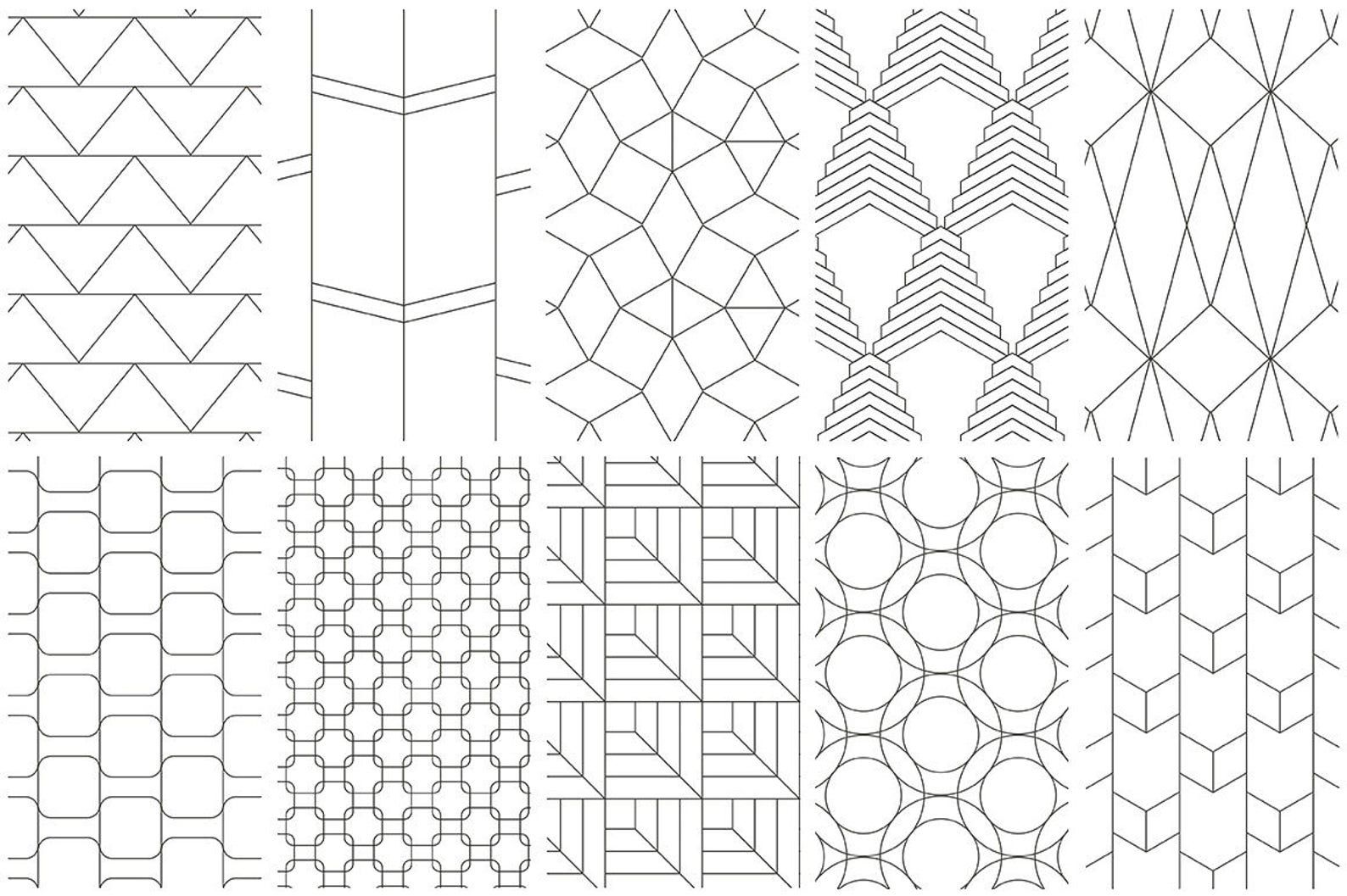 Geometric Patterns, Background, Digital Papers, Scrapbook Paper ...