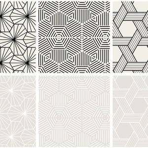 Digital Paper, Printable Paper, Scrapbook Clipart Geometry Lines ...
