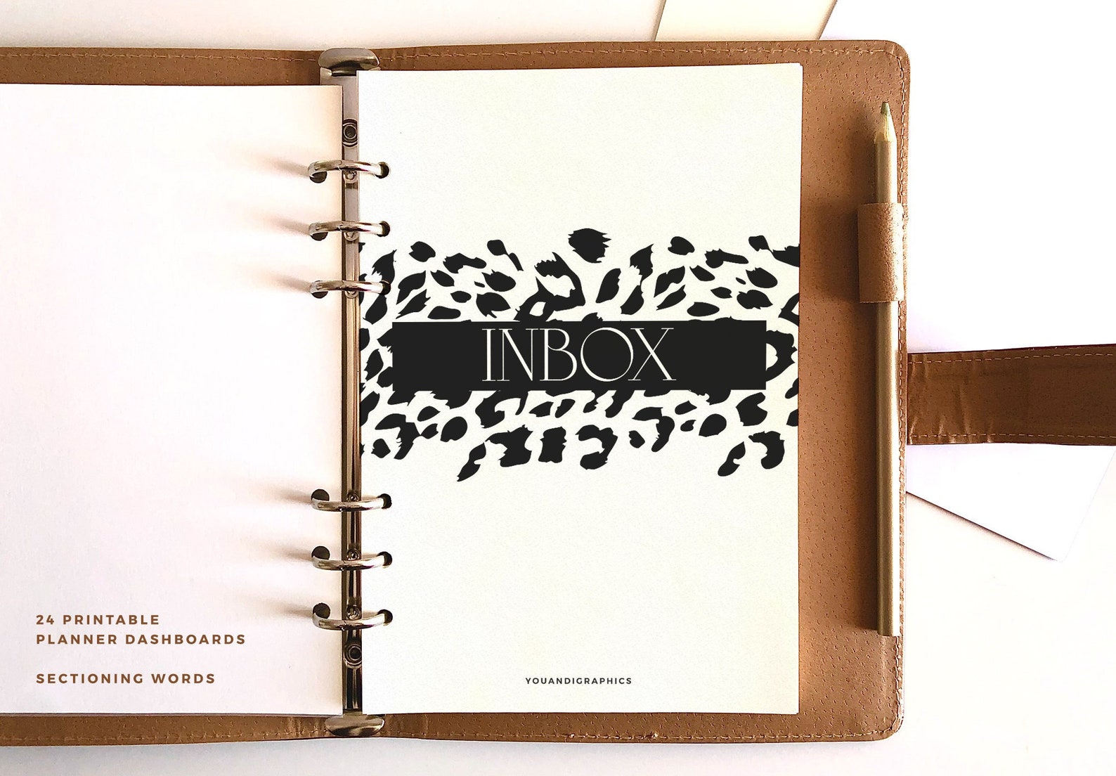 Animal Print Printable Planner Dashboards Inserts Dividers - Etsy