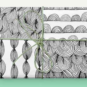 Abstract Digital Paper Clipart Scrapbook Paper Handdrawn - Etsy