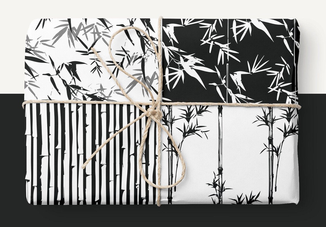 Bamboo Patterns Digital Paper Clipart Handdrawn Scrapbook - Etsy UK