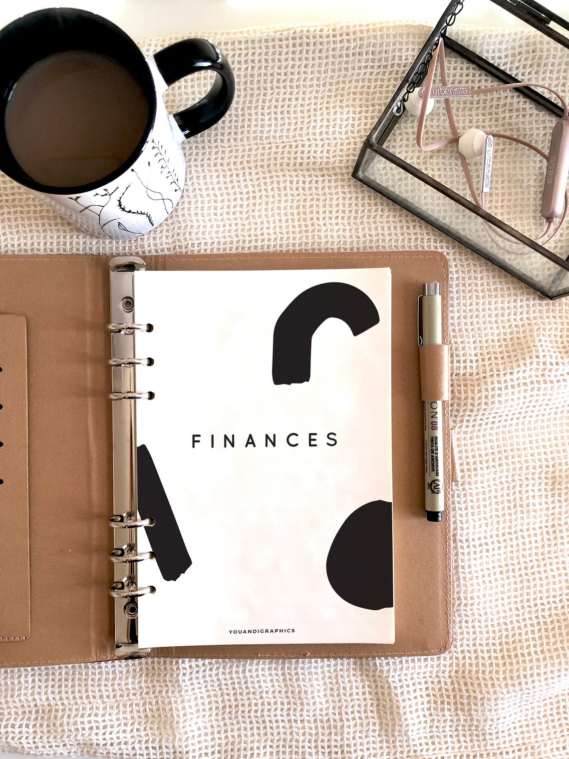Single Printable Planner Dashboard FINANCES Divider With - Etsy