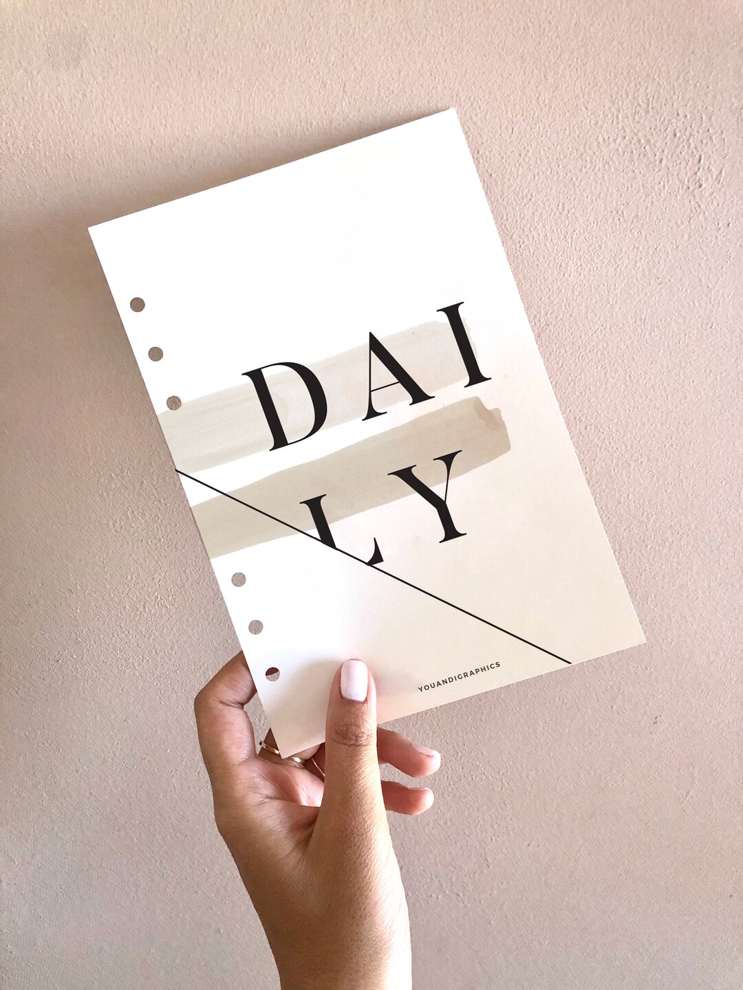 Single Printable Planner Dashboard DAILY Divider. Ideal as Planner ...