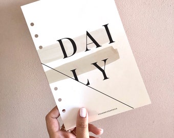 Single Printable Planner Dashboard GOALS Divider. Ideal as | Etsy